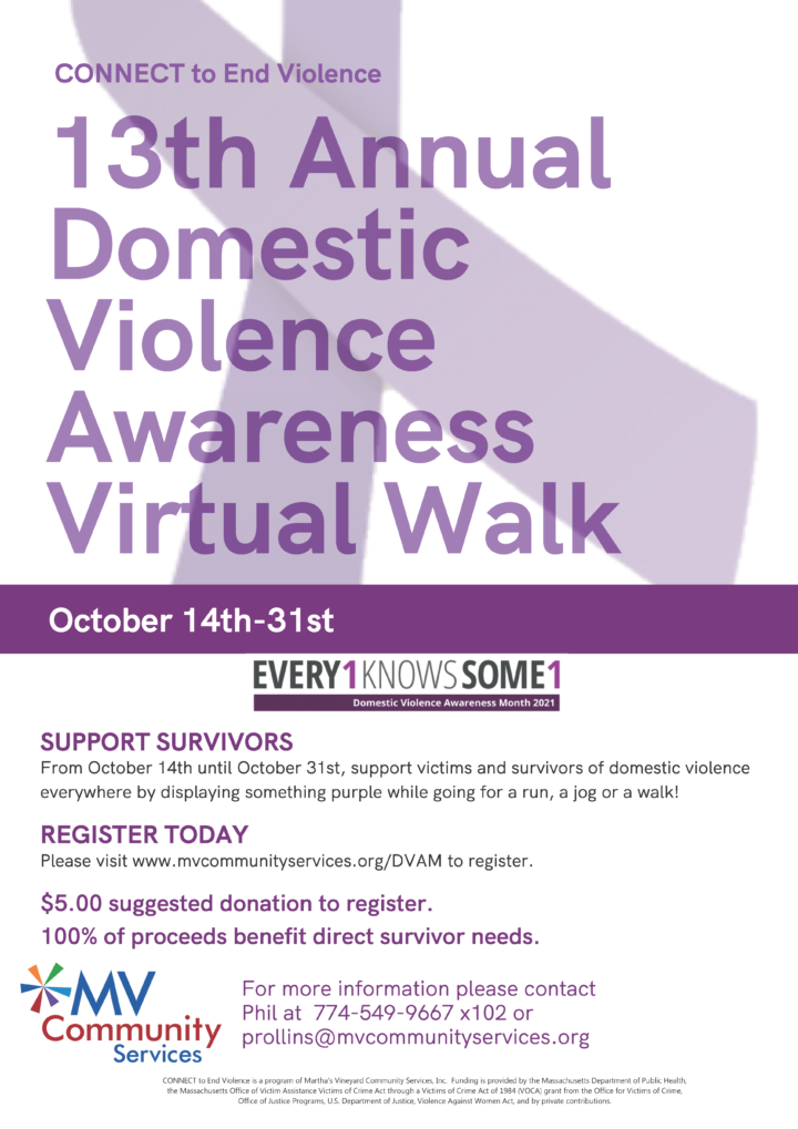 13th Annual Domestic Violence Awareness Walk - Martha’s Vineyard ...