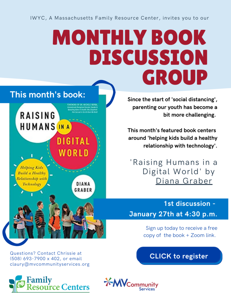 Monthly Discussion Book Group - Martha’s Vineyard Community Services